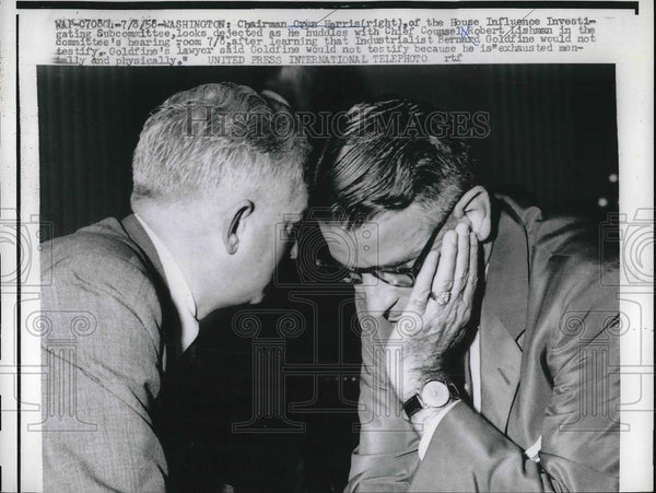 Chairman Oren Harris, Chief Counsel Robert Lishman 1958 Vintage Press ...