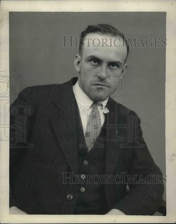 Edward J. Atkins 1928 Vintage Press Photo Print - Historic Images