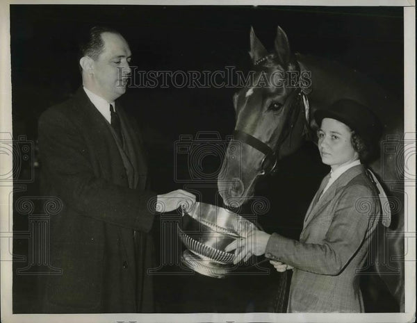Arrigo Righi Presents Henry Dickson Trophy to Cleland at Show 1938 ...