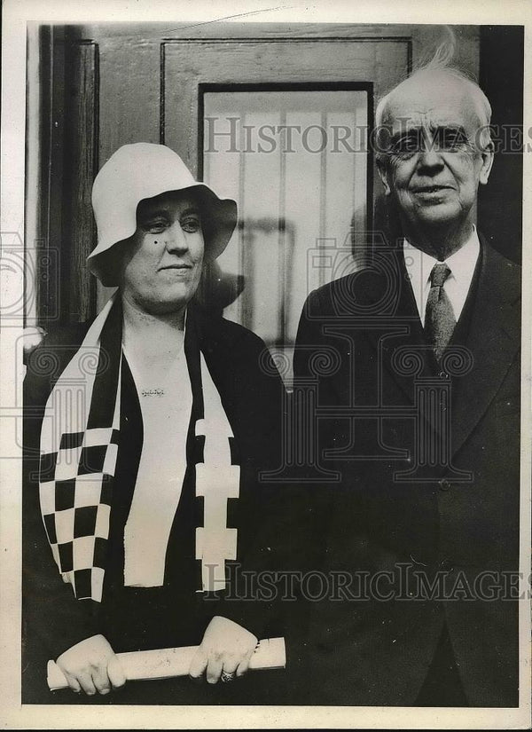 Professor Walter Williams with his wife 1931 Vintage Press Photo Print ...