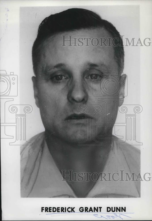 Frederick Grant Dunn 1958 Vintage Press Photo Print - Historic Images