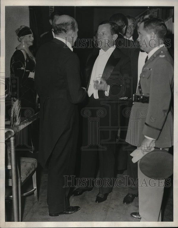 Mayor Joseph McKee & Colonel Julius Adler 1932 Vintage Press Photo ...