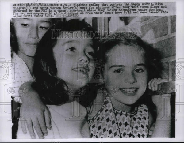 Rita Ohlgren & Maria Teresa Morley Found by FBI 1962 Vintage Press ...
