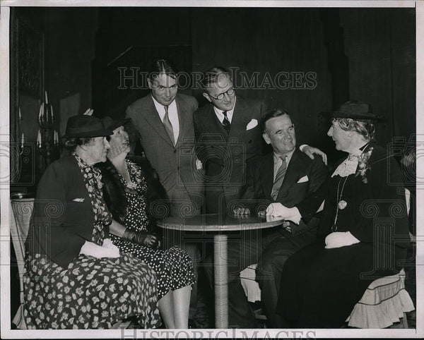 Miss Sarah Elkus, Abrie Sheeman, Ahraram Kaplan, Max Schneider 1937 ...