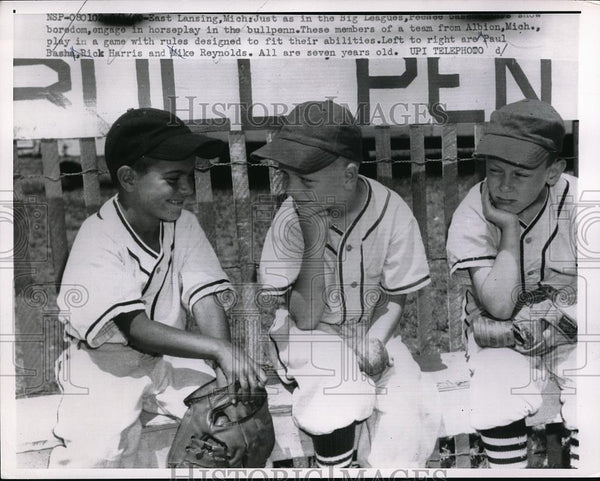 East lansing, Mich Little League,P Basha,R Harris,M Reynolds 1960 ...