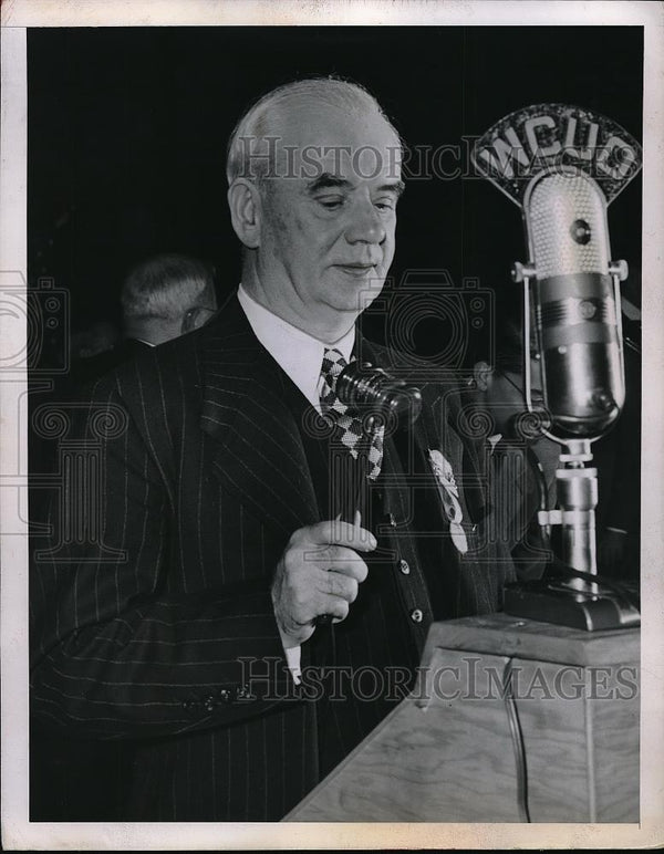 CIO Leader Phillip Murray 1949 Vintage Press Photo Print - Historic Images