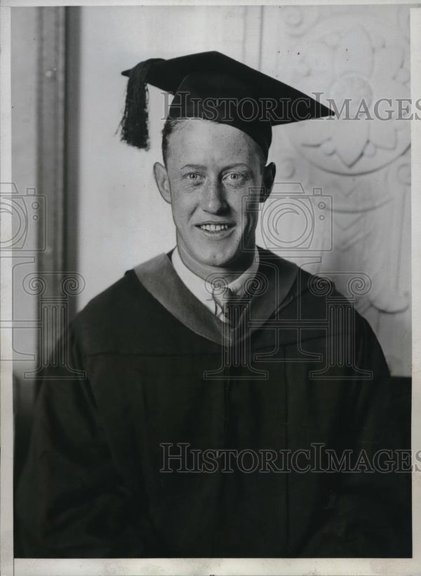 Don Kellett Gets Diploma & Job with Boston Red Sox 1934 Vintage Press ...