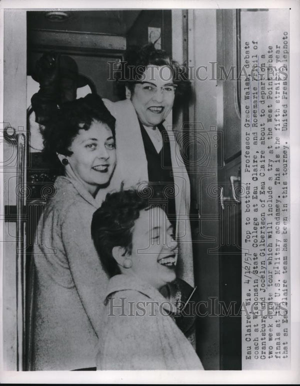 Professor Grace Walsh Rosemarie Pribil and Jocelyn Gilbertson 1957 ...