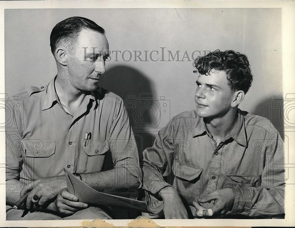 Robert Vanatta confessing to Sheriff Glenn Murphy after arrest 1943 ...