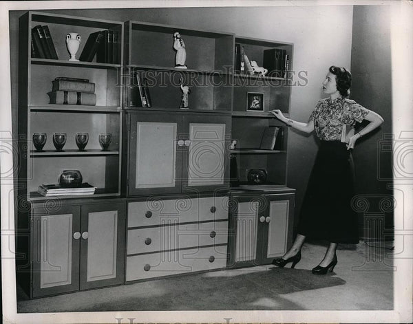 Emilie Anderson Looking At Arrangements At American Furniture 1950 ...
