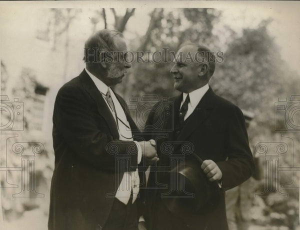 Mass. Gov Alvin Fuller & George Baker, NY banker at Crimson U. 1926 ...