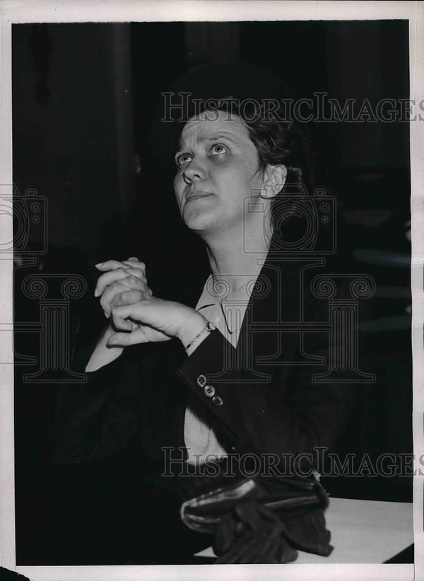 Violet Johnson President Of The Stenographers Union Testifying 1938 ...