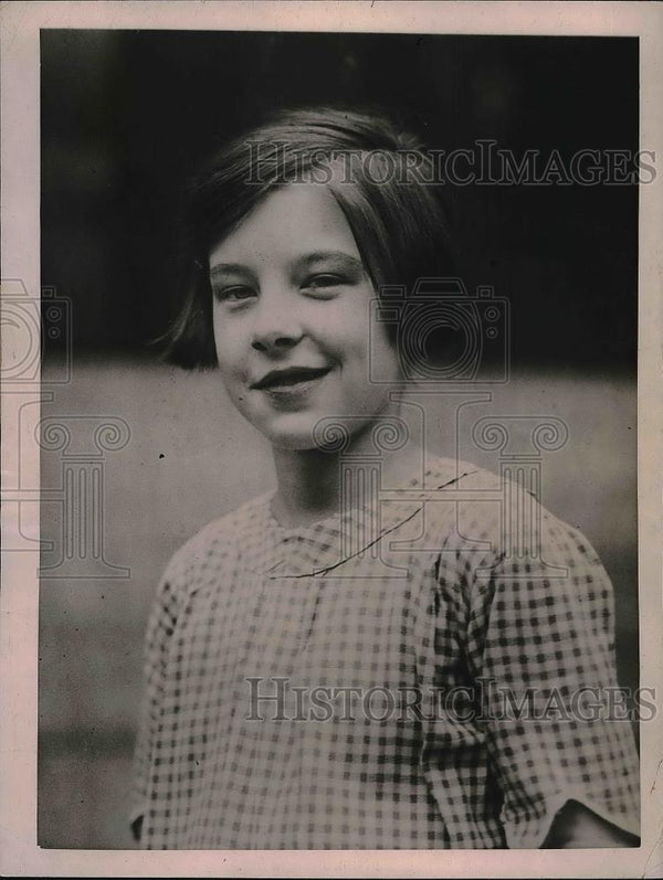 Elizabeth Walsh Operation Tonisls 1922 Vintage Press Photo Print ...