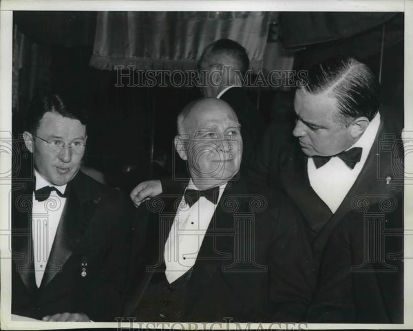 Daniel J. Doherty Gov. Frank E. Merriam, Mayor Laguardia 1938 Vintage ...