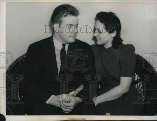 Miami, Fla jean Owen weds Gerald V Butler 1940 Vintage Press Photo ...