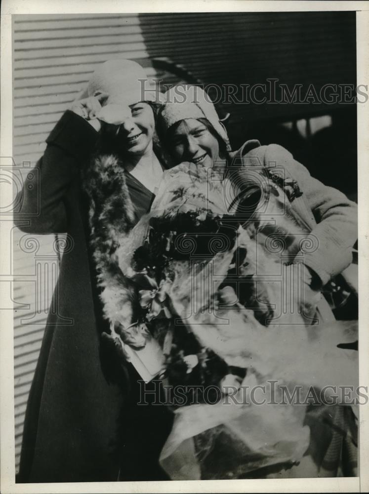 Helene Madison with mother holding awards 1933 Vintage Press Photo ...