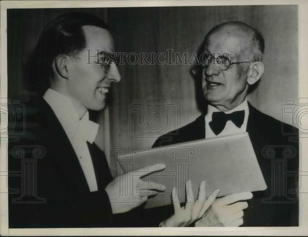 Dr. Payson Smith and Frank Gregor, Jr. 1939 Vintage Press Photo Print ...