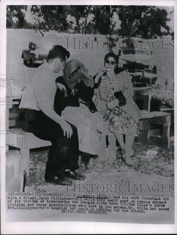 Clemente Villa & Wife Octavia With Sarah Killingsworth 1955 Vintage ...