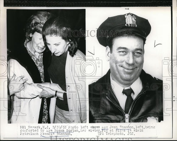 Jean Shannon Comforted By Norma Boylan 1963 Vintage Press Photo Print ...