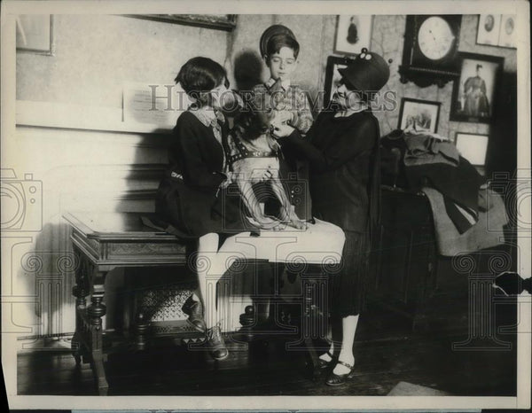Phila.Pa Alfred Boysen family & dog at show 1929 Vintage Press Photo ...