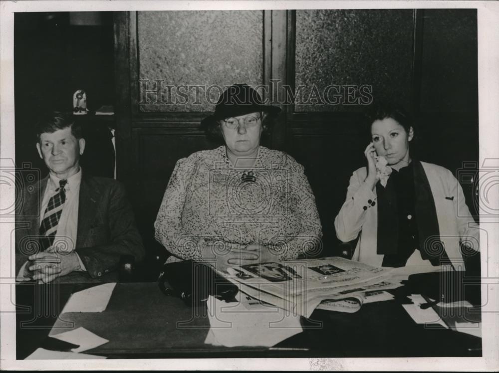 Witnesses Robert Lee Johnson, Olga Johnson, Lulabell Gorman 1938 ...