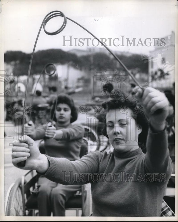 Women exercising at rehabilitation center 1960 Vintage Press Photo ...