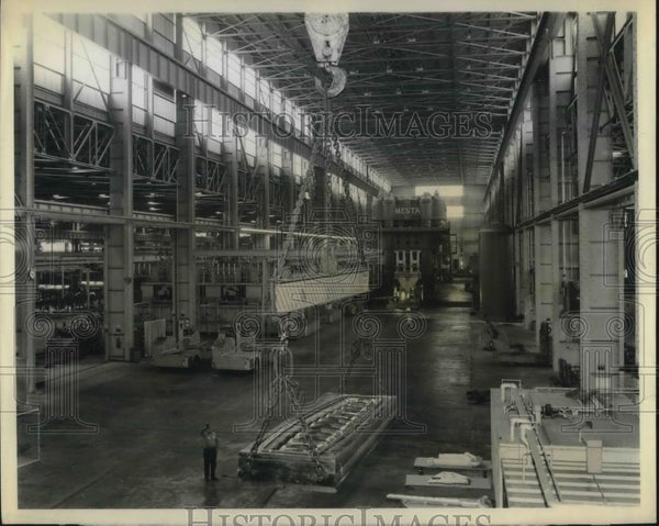 ALCOA Aluminum Co of America die ready for pre-heat furnace 1956 ...
