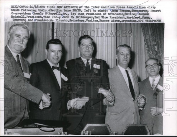 Inter American Press Association John Brogan, Romulo O'Farrill Undated ...