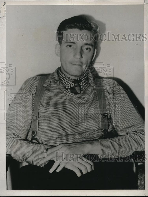 Lawrence Gough, Confessed Murderer 1938 Vintage Press Photo Print ...