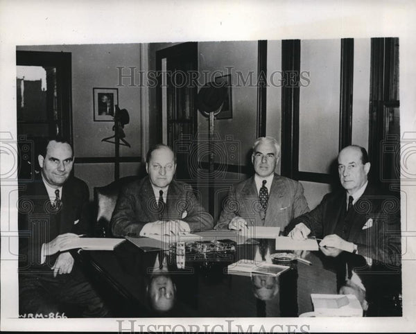 William L. Batt, H.J. Symington, E.R. Stettinius Jr, G.C. Batem 1941 ...
