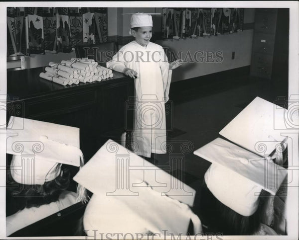 Mooseheart, Ill nursery school class graduation 1951 Vintage Press ...