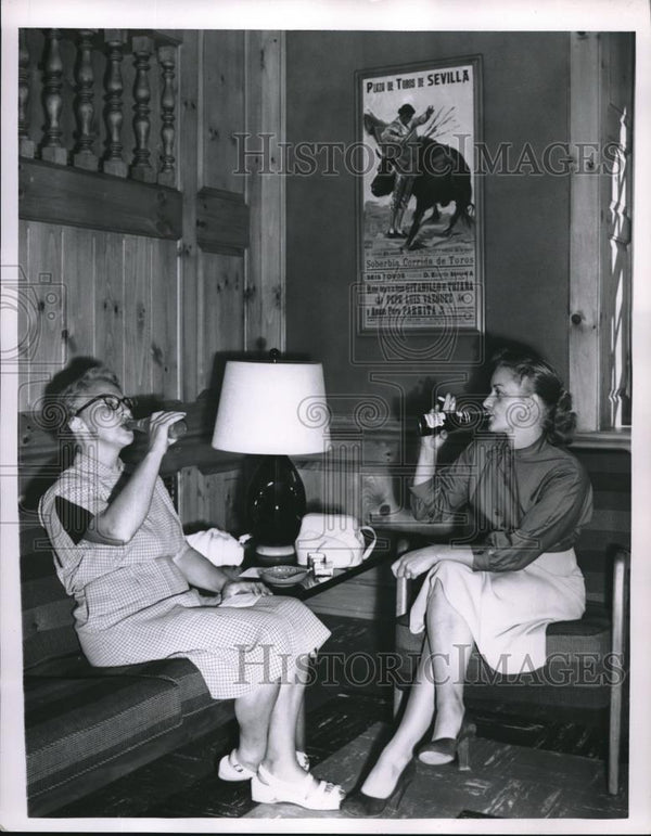Helen Williams Wadsworth & Delphia Barrett LeRoy Take Break 1955 ...