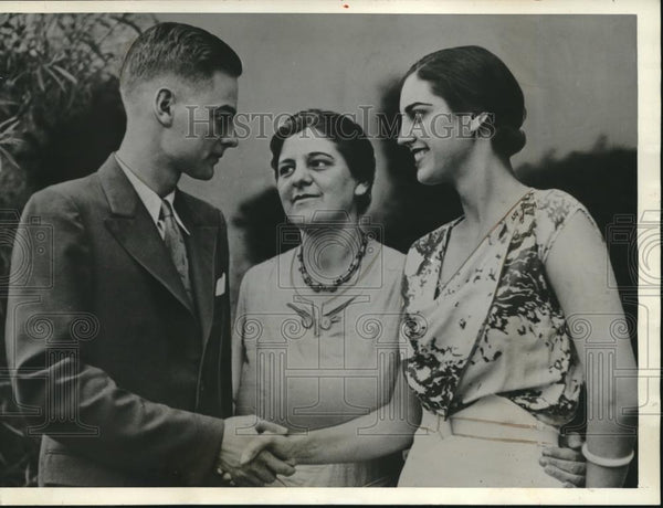 Calvert Craig, jessie Craig, Virginia Craig 1933 Vintage Press Photo ...