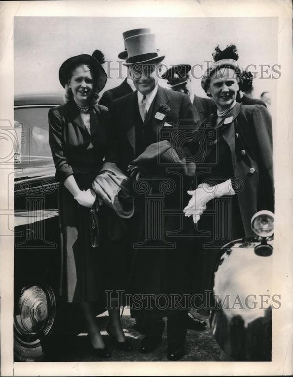 American Horse Derby Lewis Douglas and wife and son 1948 Vintage Press ...