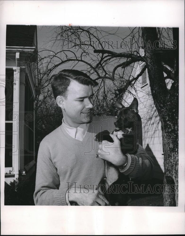 Lewis Kay Furman University Student 1955 Vintage Press Photo Print ...