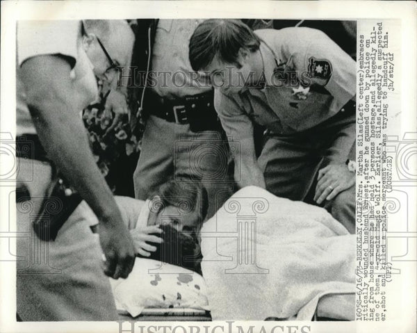 Mrs Martha Silas & Her Wounded Husband Shot by Police 1973 Vintage ...