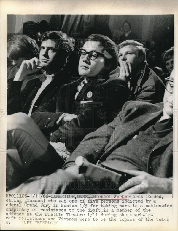 Michael Ferber One Of Five Persons Indicted By Federal Grand 1968 ...