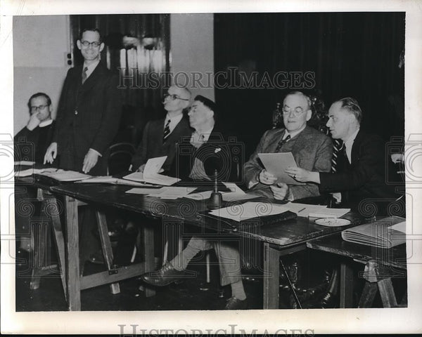 Conference of Church Leaders, Dr. Hooft, J. Dulles, Dr. Kirk 1946 ...