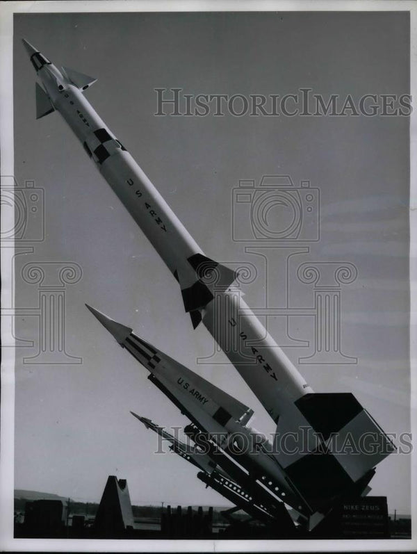 1960 Press Photo US Army Nike air defense missles on display - nem1071 ...