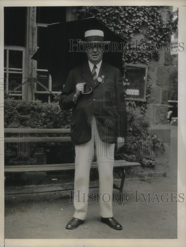 1932 Press Photo Edward Duffield President of Princeton University - n ...