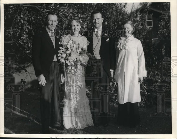 1935 Press Photo mrs. sam Wren, Mydia Westman - Historic Images