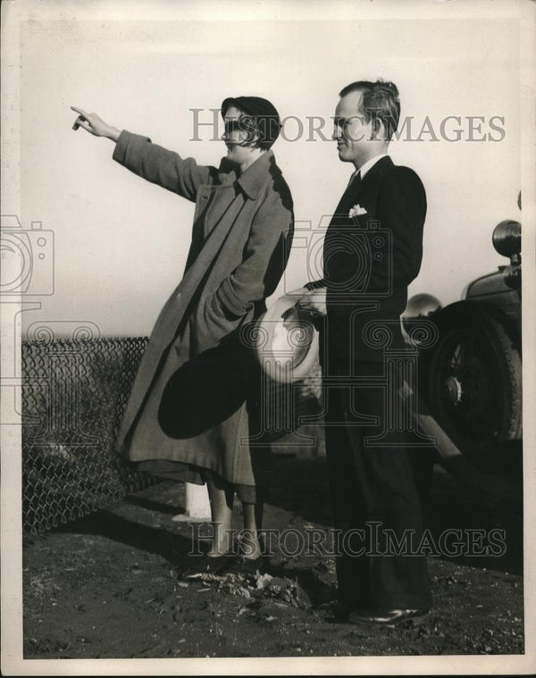 1932 Press Photo Gwendolyn Russell & CE McDaniel of Akron, Ohio - nec3 ...