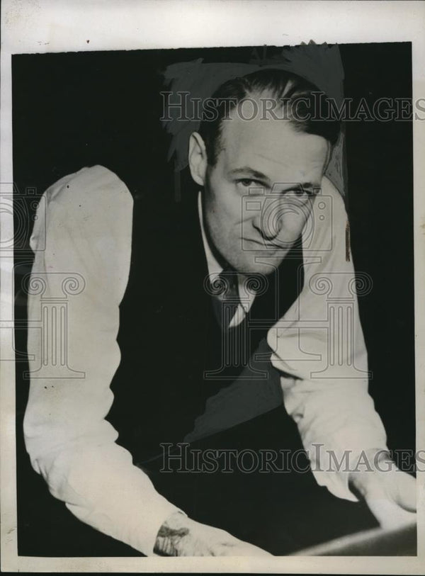 1935 Press Photo Henry Ambrose describes Alcatraz Island after prison ...