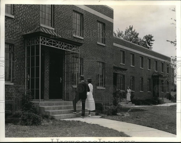 1936 Press Photo One of the entrances of the new housing in Techwood A ...