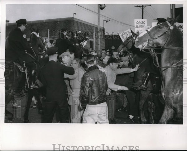 Park Drop Forge Co Strike 1954 Vintage Press Photo Print - Historic Images