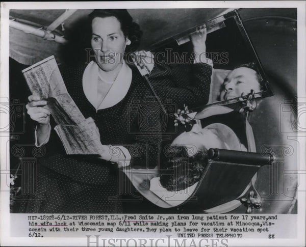 River Forest Fred Snite Iron Lung Wisconsin Minocqua Vacation 1953 ...