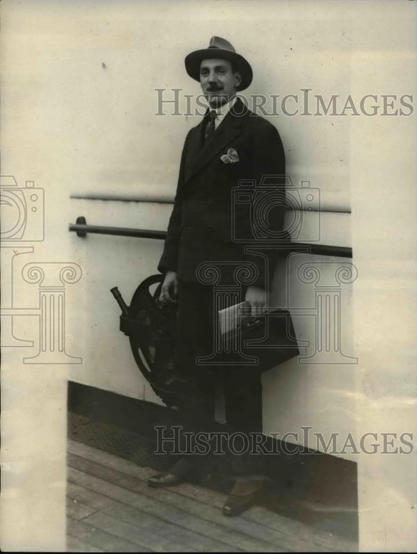 1924 Press Photo Prince Viggo of Denmark attended brother's wedding in ...