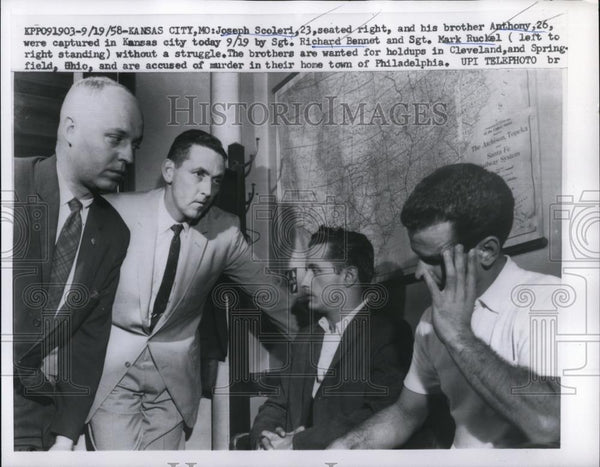 Kansas City Missouri Joseph Scoleri Anthony Richard Bennet 1958 Vintage ...