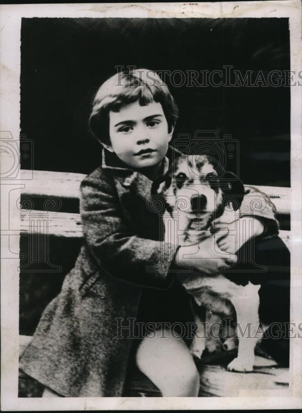 1935 Press Photo Anna Maria Mussolini daughter of Italian Premier ...