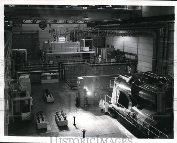 Winfrith England view of steam generating Heavy water reactor 1968 ...